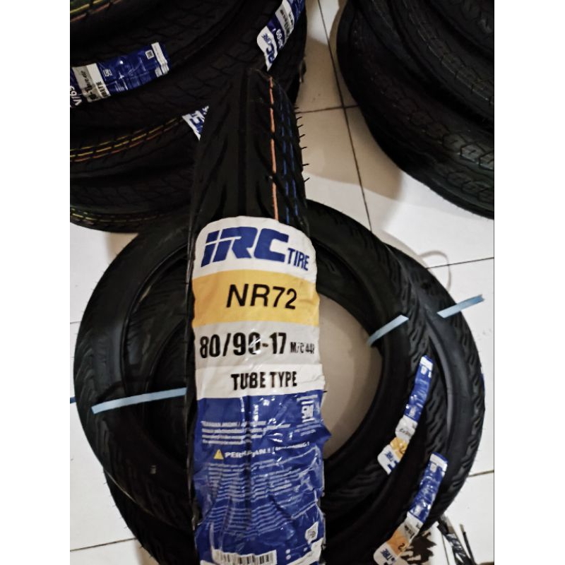 Jual Ban Luar IRC NR-72 80/90-17 Tubetype / Untuk Motor Supra Grand ...