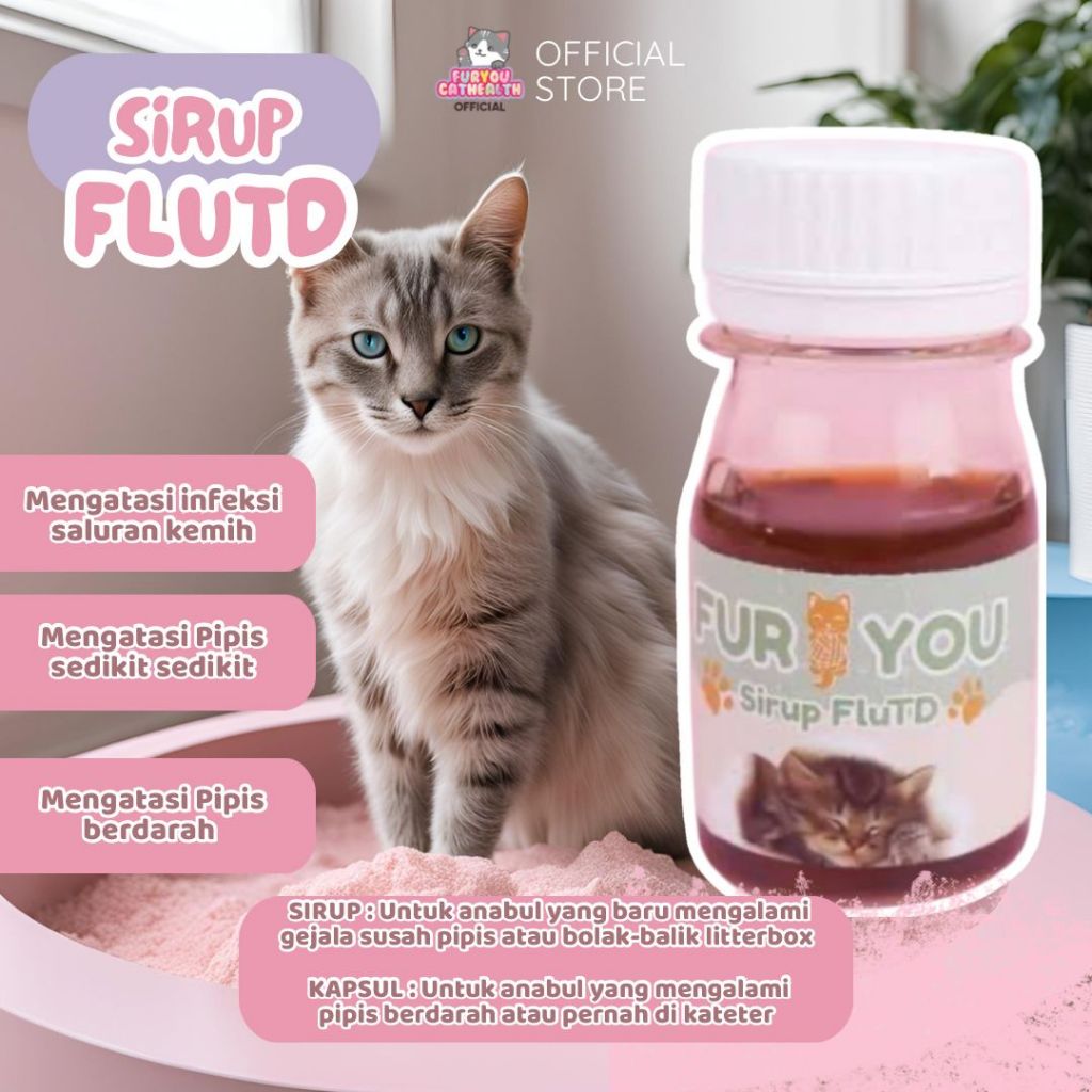Jual Furyou Sirup Flutd kucing cystaid plus susah kencing kucing susah ...