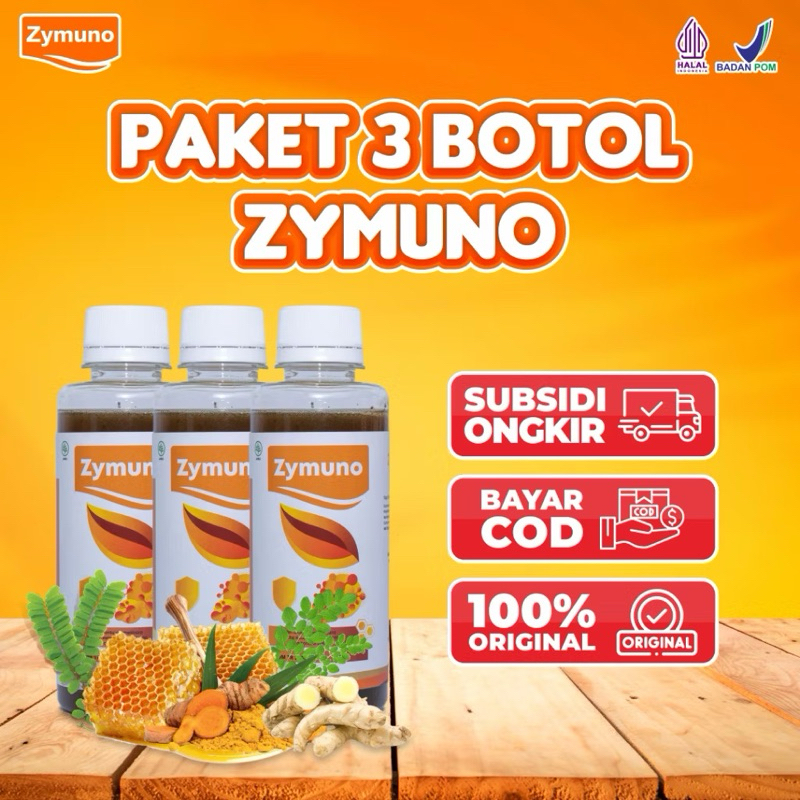 Jual PAKET 3 BOTOL MADU ZYMUNO - IMUNNOTERAPI Zimuno Simuno Symuno ...