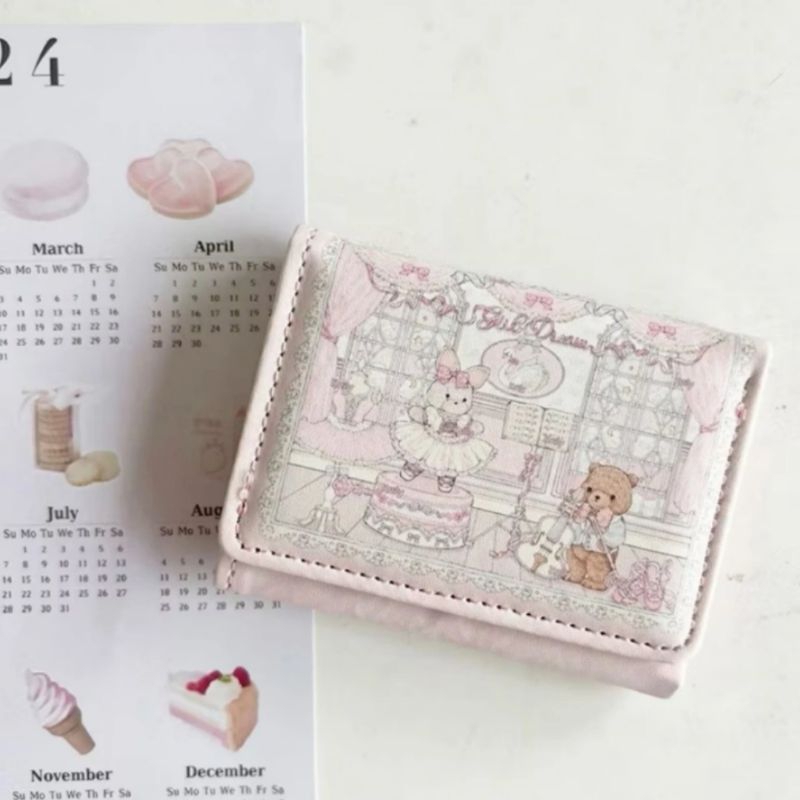 Jual Pink Coquette Wallet/Aesthetic Cats Wallet/Dompet Wanita Coquette ...