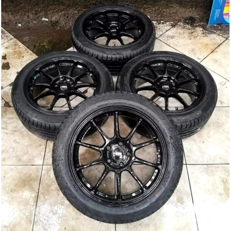 Jual Velg Mobil Second HSR ZICO Ring 18 Lebar 8 pcd 5x114.3 + Ban 235 50 R18 | Shopee Indonesia