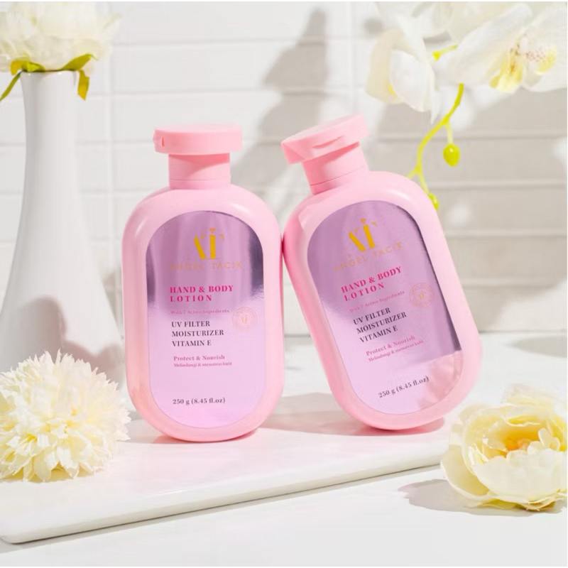 Jual NEW PACKAGING Handbody Lotion Angel Tacik 300mL BPOM | Shopee ...