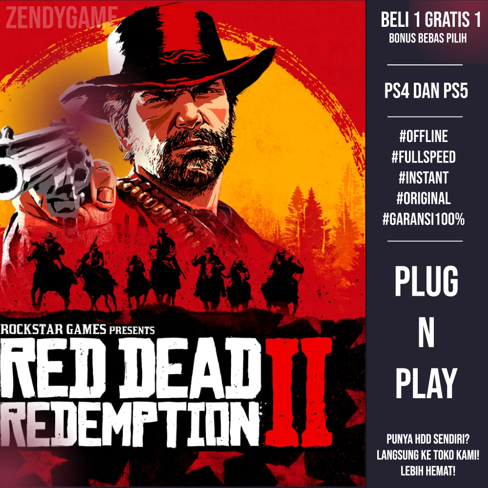 Jual ULTIMATE EDITION Red Dead Redemption 2 FOR PS4 PS5 | RDR 2 ...