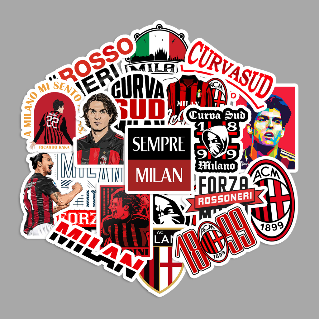 Jual STICKER PACK - AC MILAN | STICKER KOPER STICKER TUMBLER STICKER ...