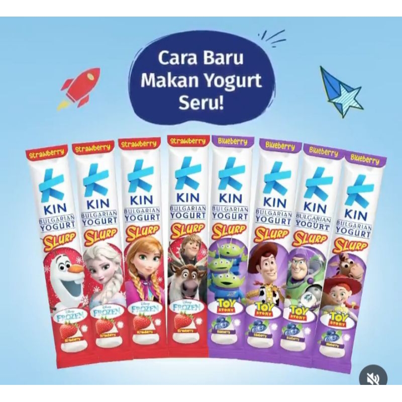 Jual Kin Yoghurt Slurp Stick 45gr x 10pc (BOX) | Shopee Indonesia