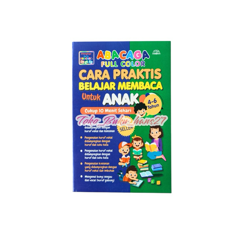 Jual Buku Anak ABACAGA Cara Praktis Belajar Membaca Untuk Anak ...