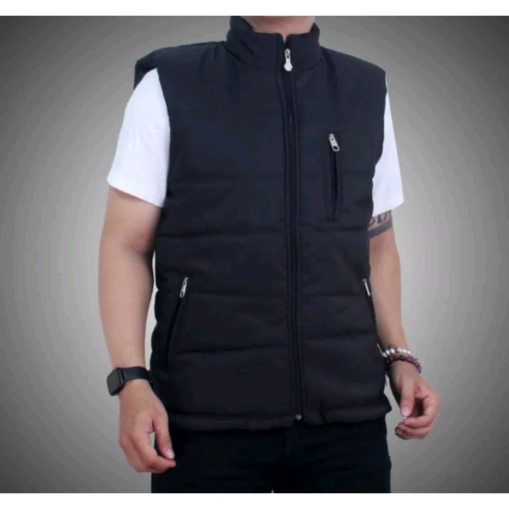 Jual Rompi Parasut Pria Polos Vest Motor Anti Angin Murah | Shopee ...