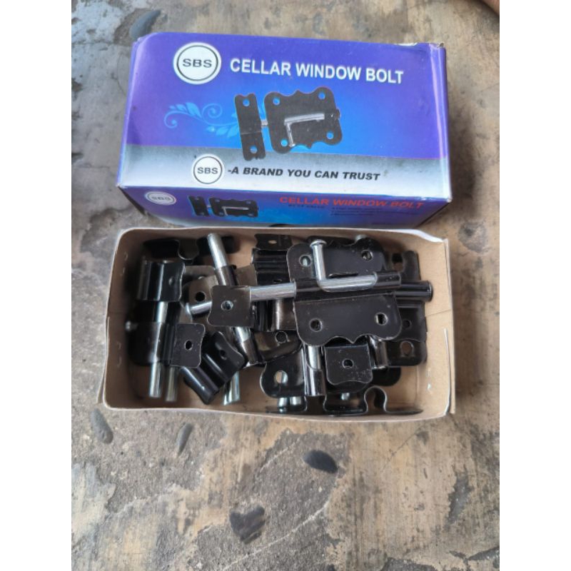 Jual harga 12pcs SBS Cellar Window Bolt 1.5 inchi / Grendel kupu kupu ...