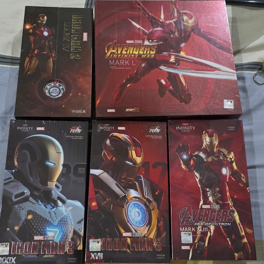 Jual zd toys iron man mark & war machine | Shopee Indonesia