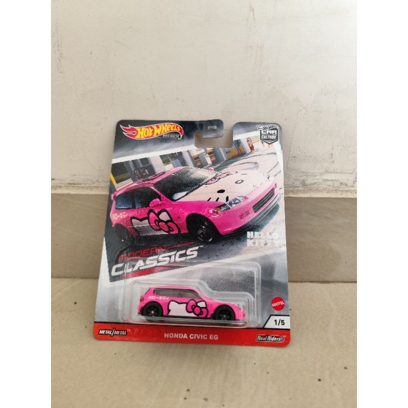 Jual GRJ00 - Hot Wheels Premium Honda Civic EG Modern Classic Hello ...