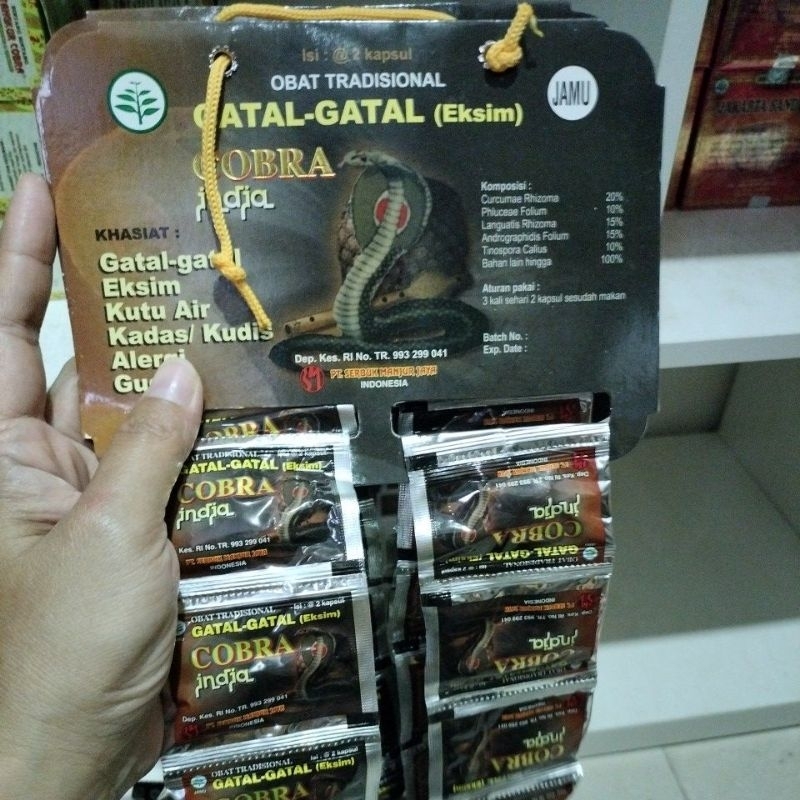 Jual kapsul gatal cobra indian renceng | Shopee Indonesia