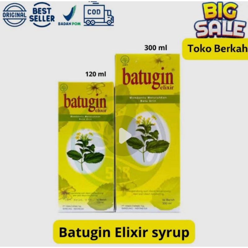 Jual Batugin Elixir Syrup 120ml harga perkarton ed maret 2025 | Shopee ...