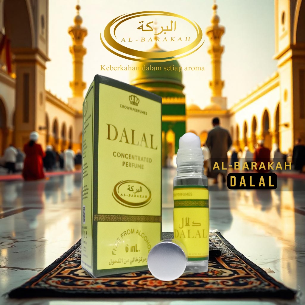 Jual Parfum Sholat Non Alkohol Terbaik ALBARAKAH DALAL 6 ml Roll On | Shopee Indonesia