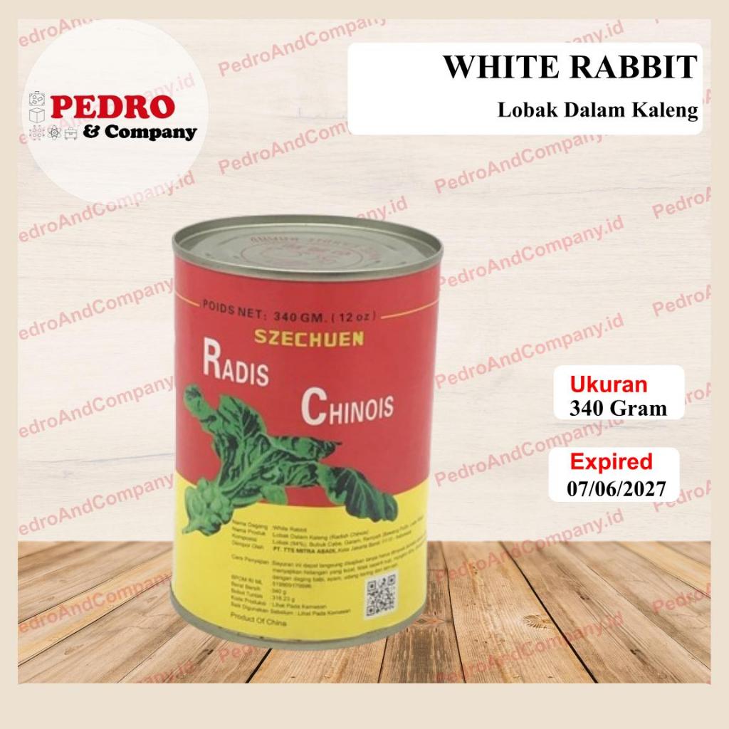 Jual White rabbit radis chinois acar lobak 340 gram - sayuran kaleng ...
