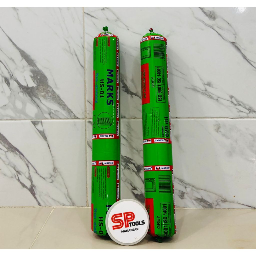 Jual LEM SILICONE / SILIKON KACA SOSIS NETRAL GREY / ABU ABU MARKS ...