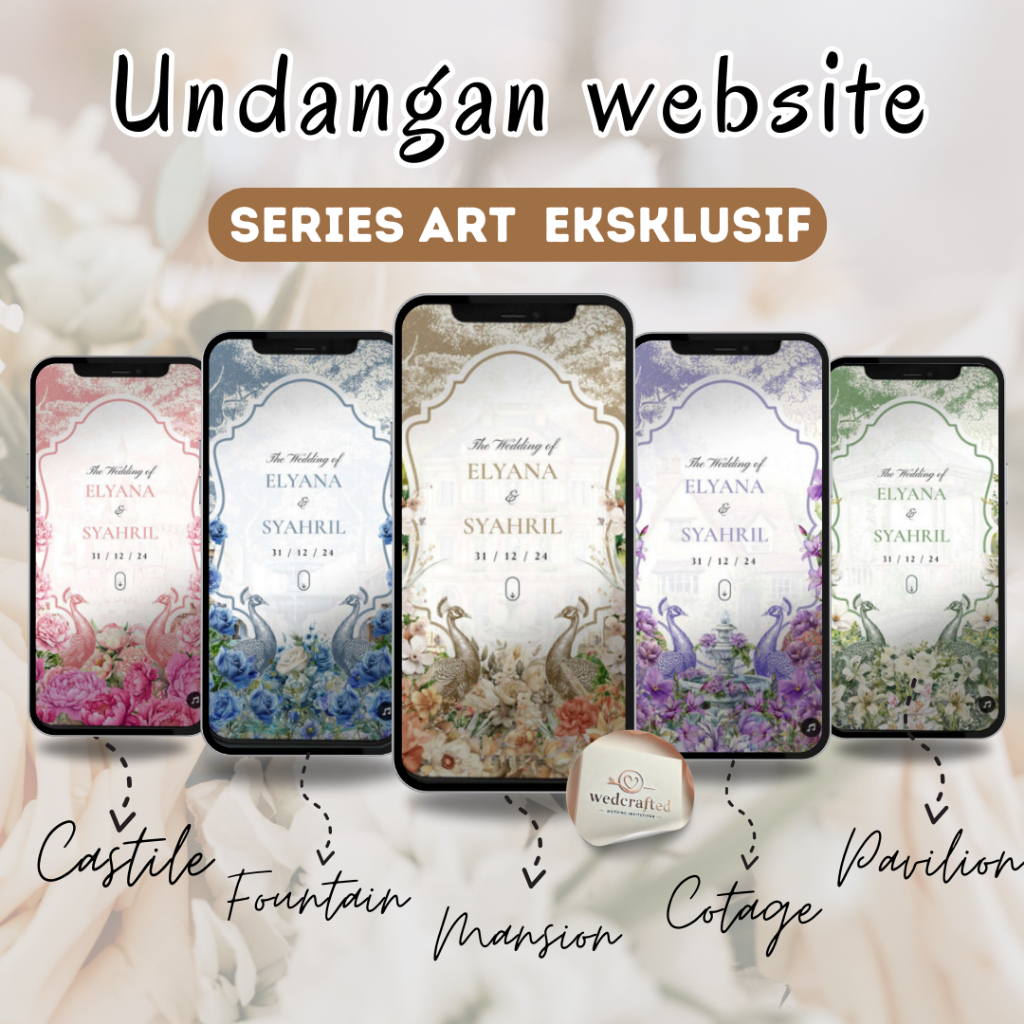 Jual undangan digital pernikahan 3d I Undangan Website Eksklusif The ...