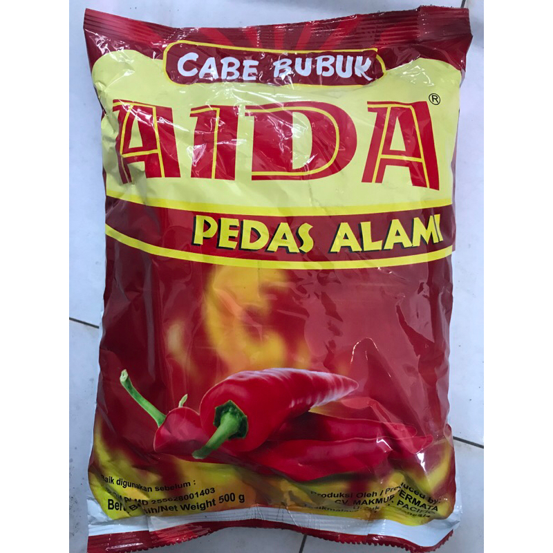 Jual CABE BUBUK AIDA PEDAS ALAMI 500g | Shopee Indonesia