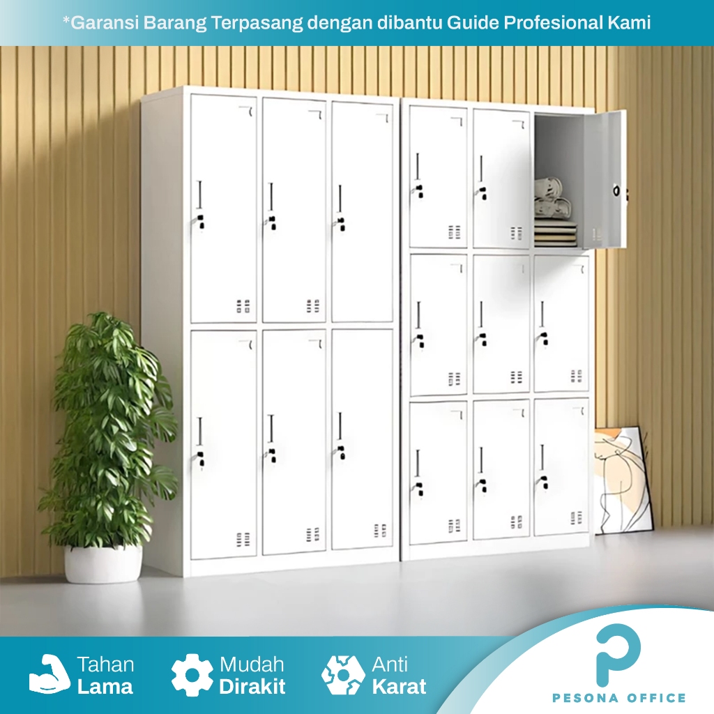 Jual Lemari Loker Loker Besi Loker Karyawan Lemari Loker Besi 1-12 Pintu Locker Besi Lemari ...