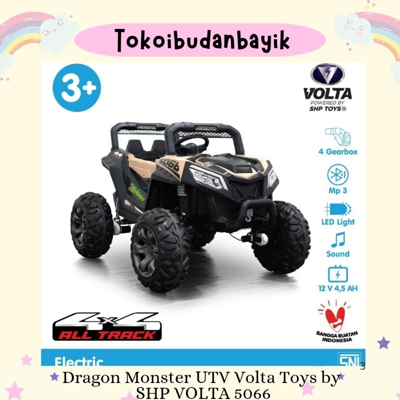 Jual Dragon Monster UTV Volta Toys by SHP (VOLTA 5066) Mainan Mobil Aki ...
