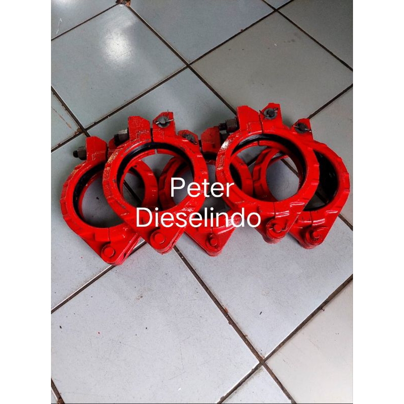 Jual CLAMP PIPA 5 Inch / CLAMP 5" UNTUK PIPA CONCRETE PUMP | Shopee ...