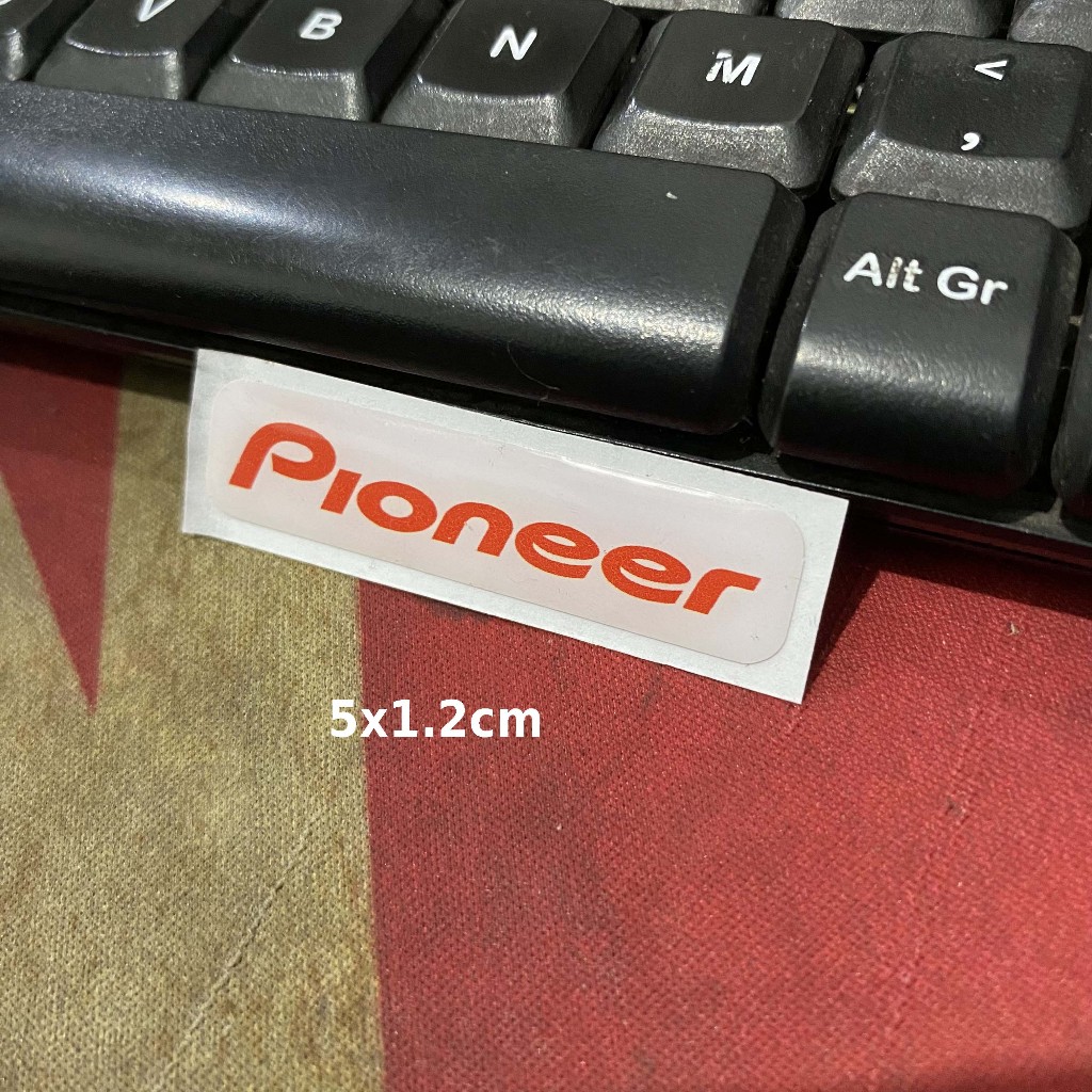 Jual Sticker Timbul Resin PIONEER Logo Stiker Lycal 3D Kecil Satuan ...