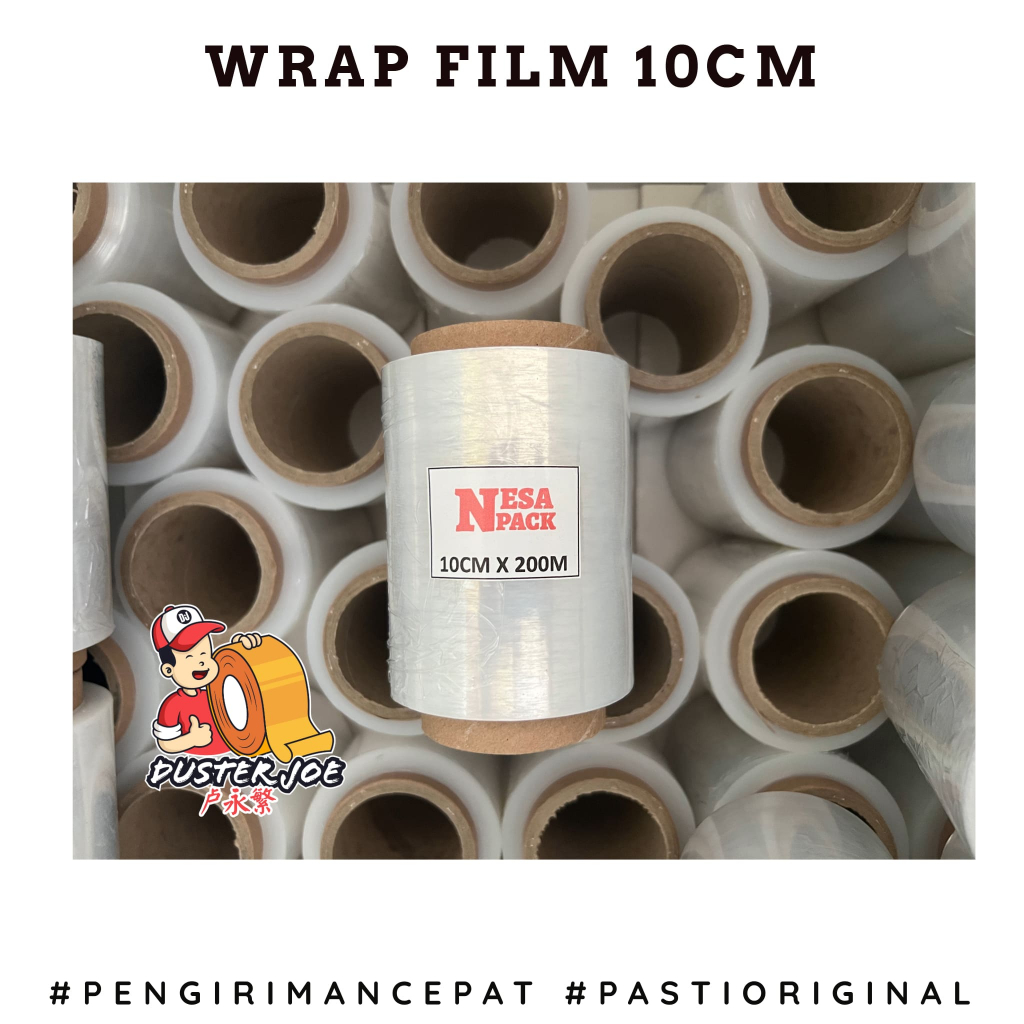 Jual Plastik Wrapping Bening 10cm x 200M NESA Stretch Film PER 1 ROL ...
