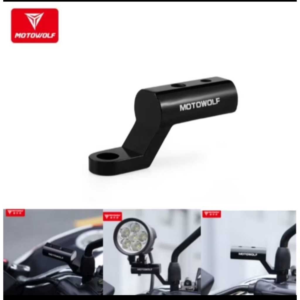 Jual Breket Spion MOTOWOLF Original MDL3509 Dudukan brecket di Spion ...