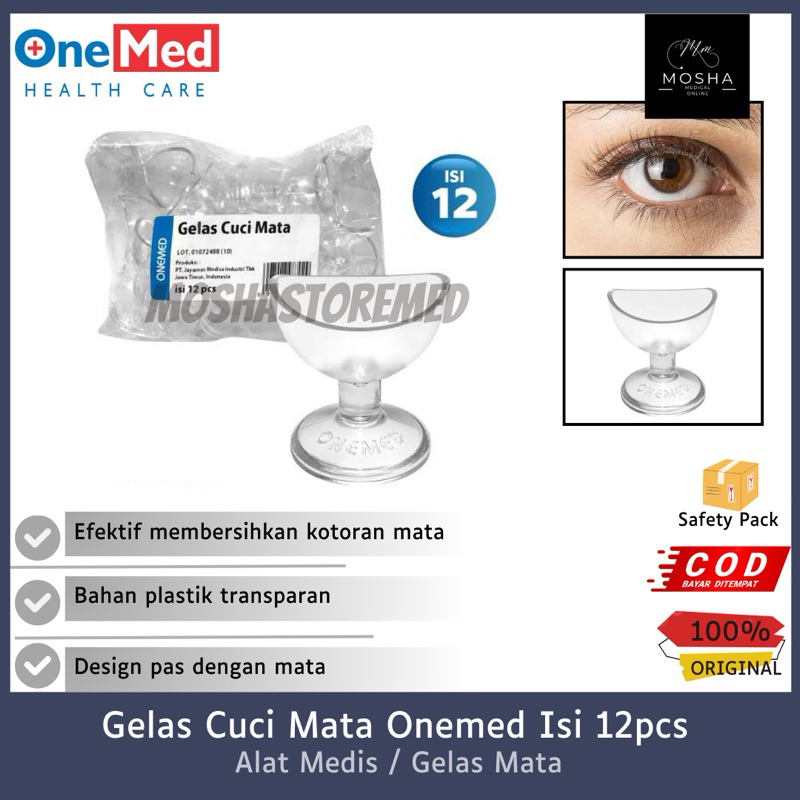 Jual ONEMED-Gelas Cuci Mata Isi 12pcs | Shopee Indonesia