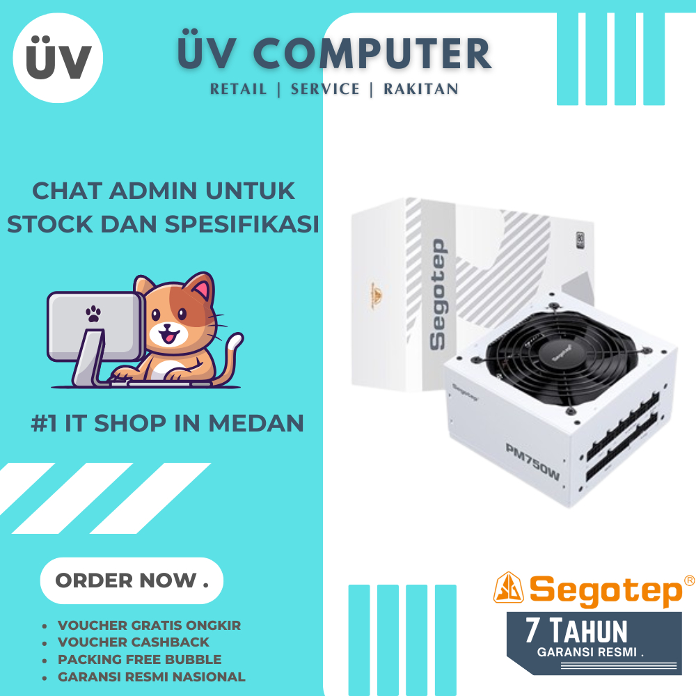 Jual Power Supply PSU Internal PC Komputer Segotep PM750W 750W | ATX 3. ...