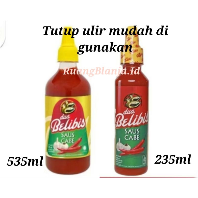 Jual SAUS CABE DUA BELIBIS 535ml / 235ml | Shopee Indonesia