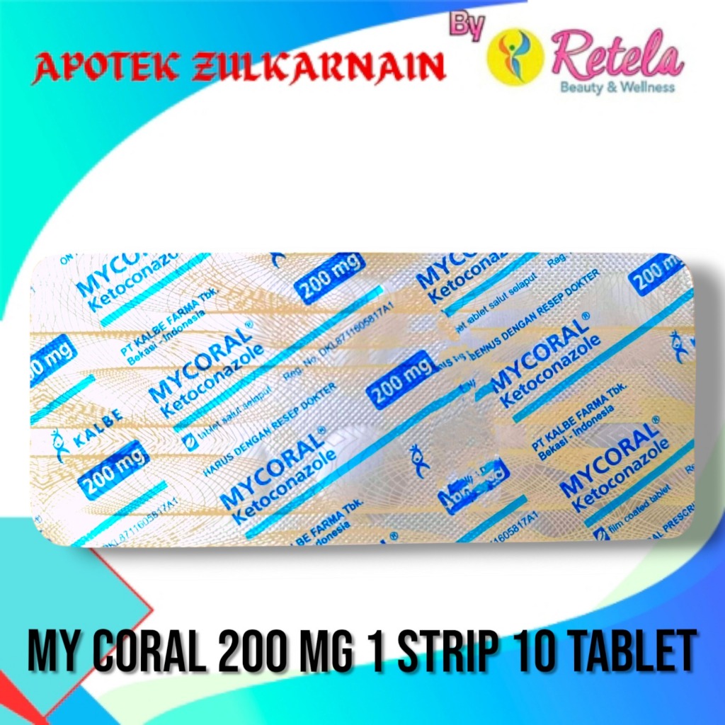Jual Mycoral 200Mg 1 Strip 10 Tablet | Shopee Indonesia