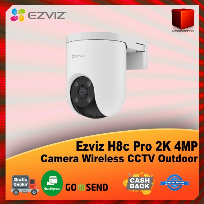 Jual Ezviz H8c Pro 2K 4MP Smart Home Pan & Tilt IP Camera CCTV Outdoor | Shopee Indonesia