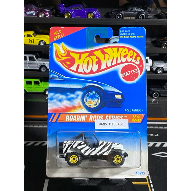 Jual Hot Wheels Roll Patrol Zebra Jeep Tubullar Roarin Rods Series ...