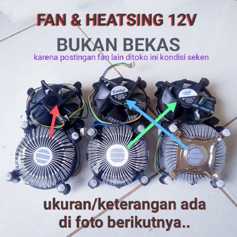 Jual Cover Pendingin Led dari Fan heatsink kipas lga cooler cpu ...