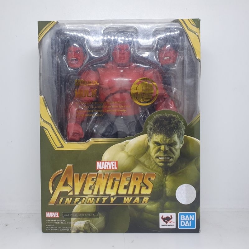 Jual SHFiguarts SHF Marvel Red Hulk President Thunderbolt Ross Avengers ...