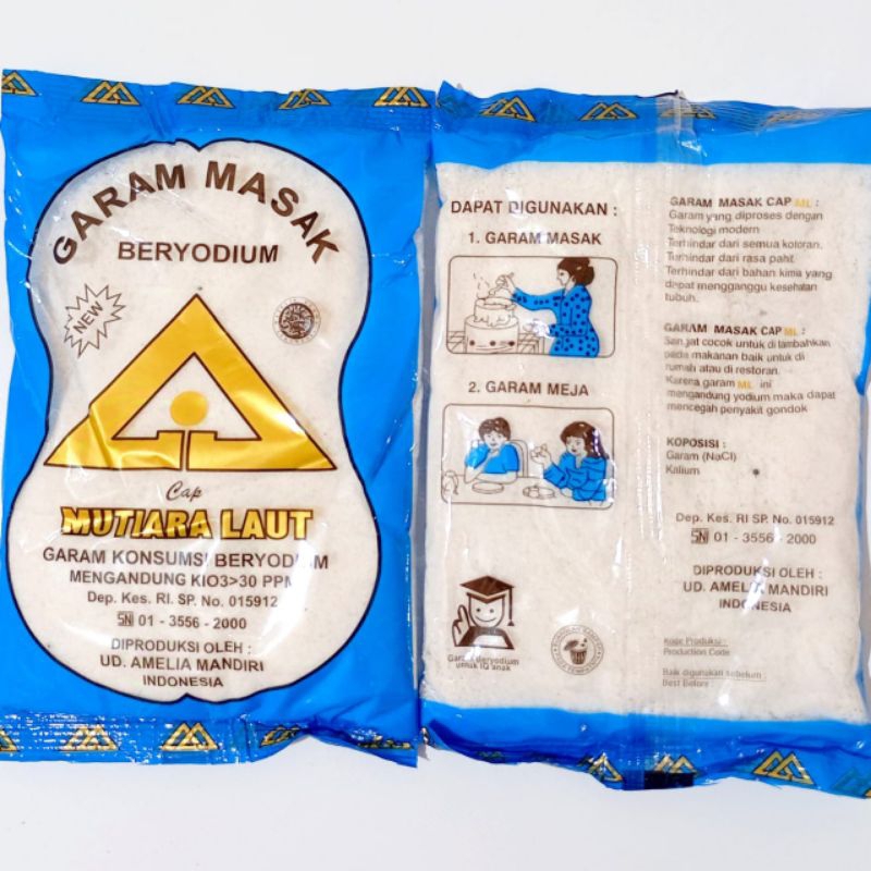 Jual Garam Dapur/Garam Masak/Garam Beryodium 100 gr | Shopee Indonesia