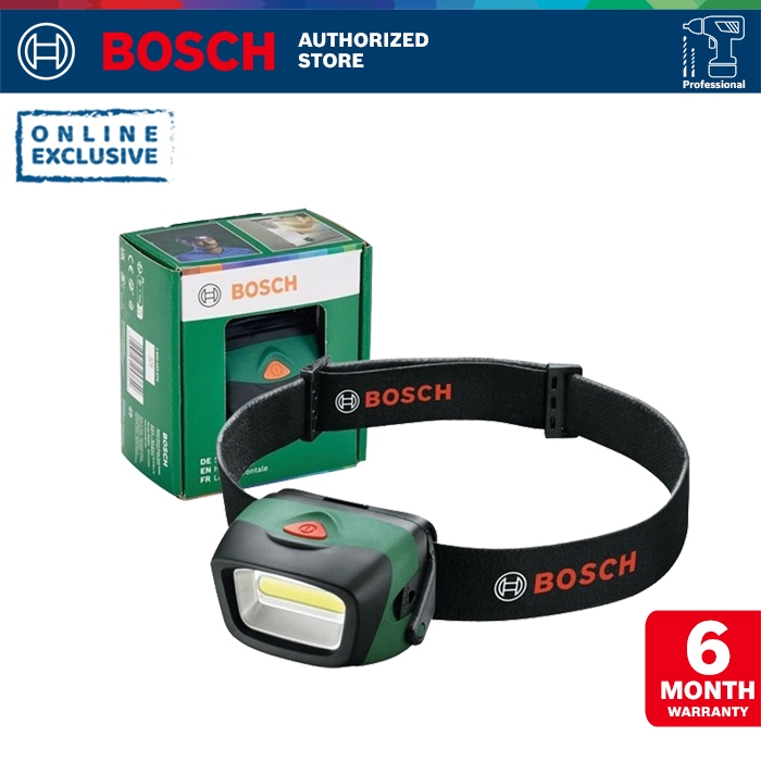 Jual Bosch LED Head Lamp / Head Light / Senter Kepala 190Lumens IPX4 ...