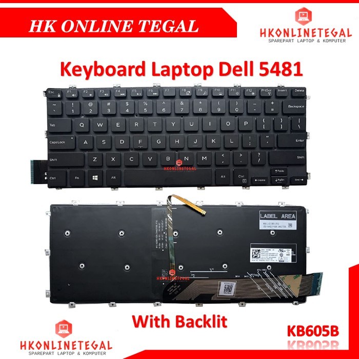 Jual Keyboard Laptop Dell Inspiron 5480 5481 5482 5485 5488 5491 With Backlit | Shopee Indonesia