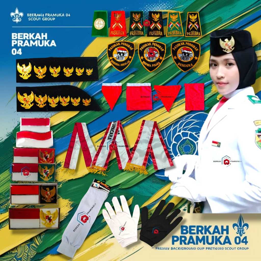 Jual Atribut perlengkapan petugas upacara paskibra | Shopee Indonesia