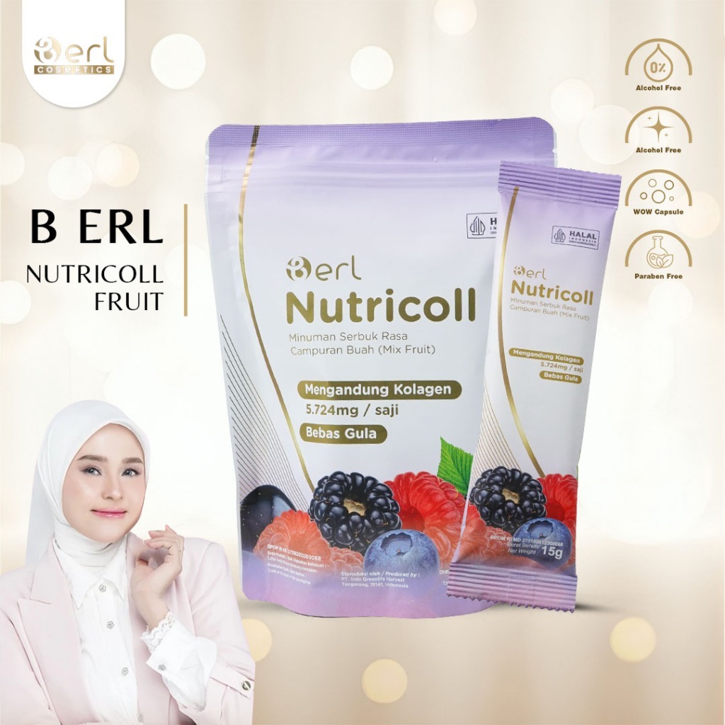 Jual B ERL NUTRICOL PREMIUM HALAL SUPLEMEN NUTRICOLL COLLAGEN DRINK ...