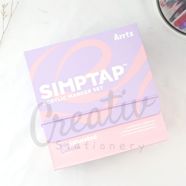 Jual Arrtx Simptap Acrylic Marker 36 Saturated Colors | Shopee Indonesia