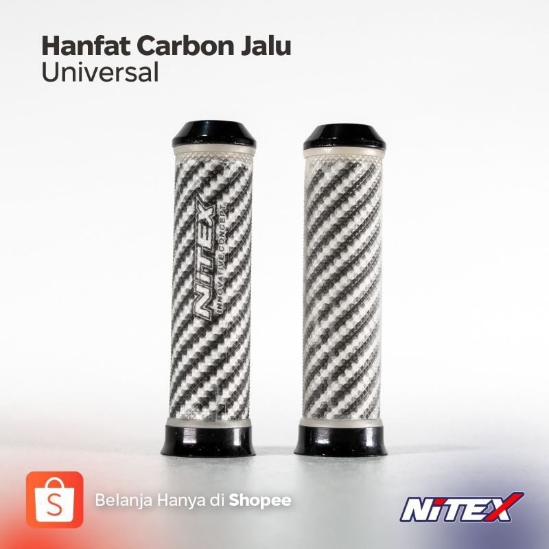 Jual NITEX Handgrip Hanfat Grip Jalu Carbon | Shopee Indonesia