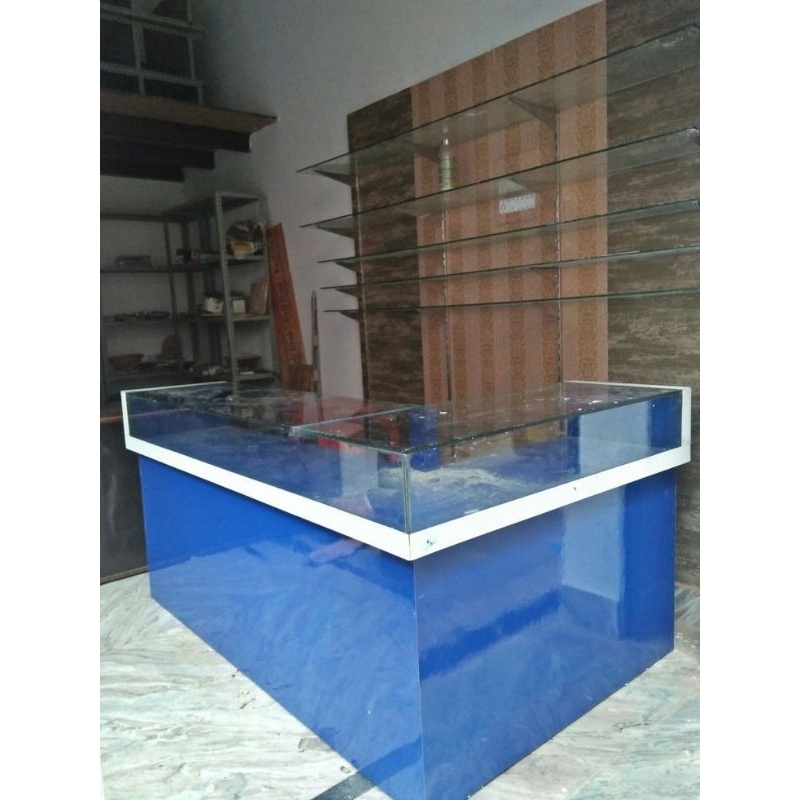 Jual MEJA DISPLAY COUNTER HP MINIMALIS PLAYWOOD 9mm | Shopee Indonesia