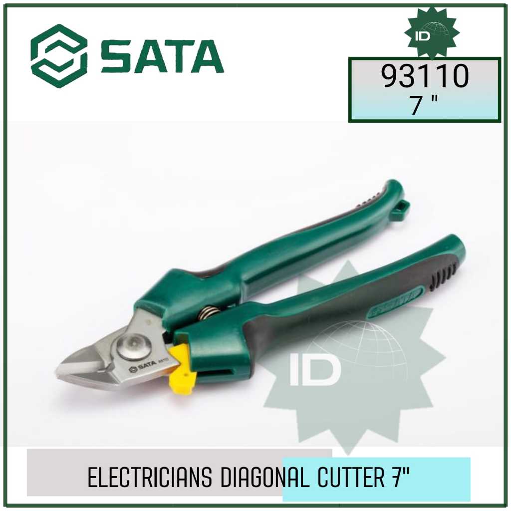 Jual Tang Potong 93110 Electricans Diagonal Pliers 7" Sata Tools ...