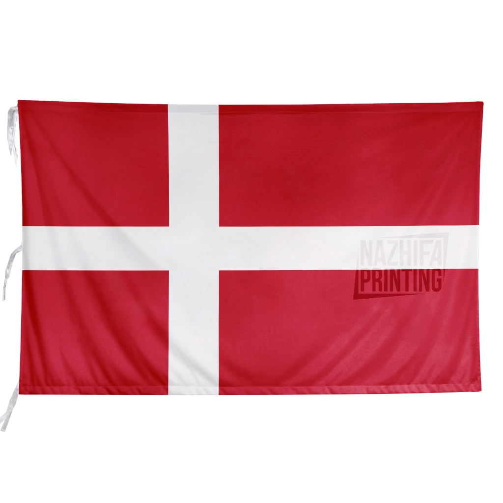 Jual Bendera Denmark (Bendera Negara) - Ukuran Lengkap (Kecil, Sedang ...
