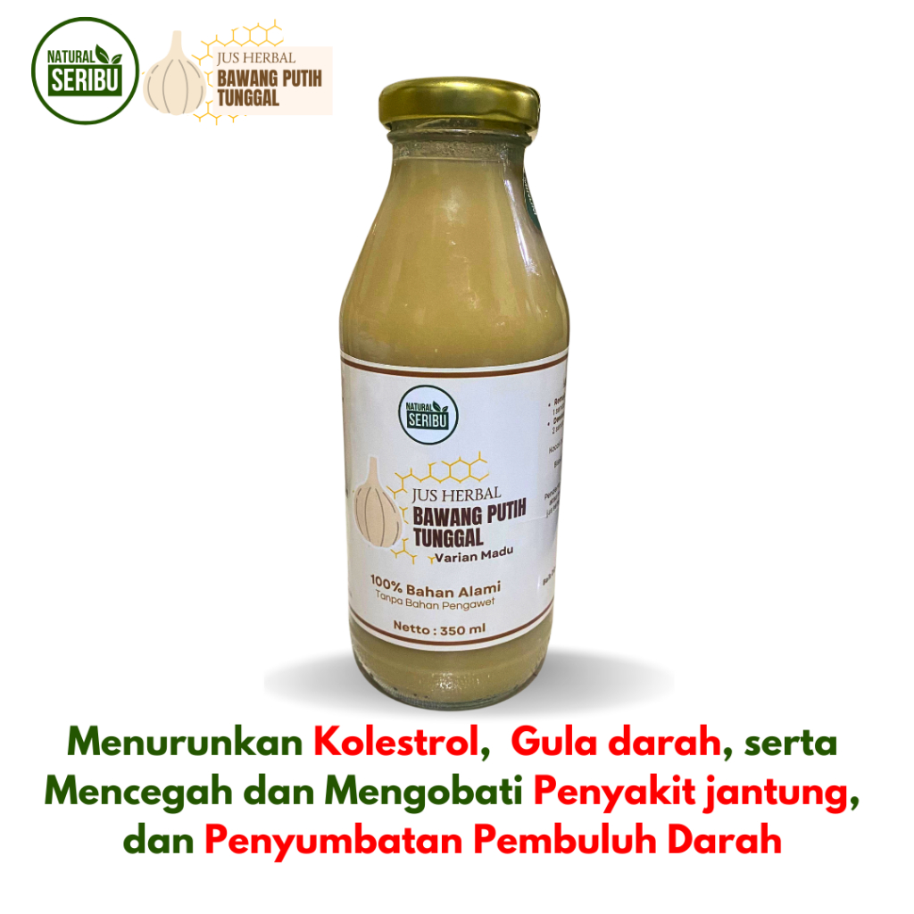 Jual Jus Bawang Putih Tunggal 100% Alami - Jahe Merah, Lemon, Cuka Apel ...