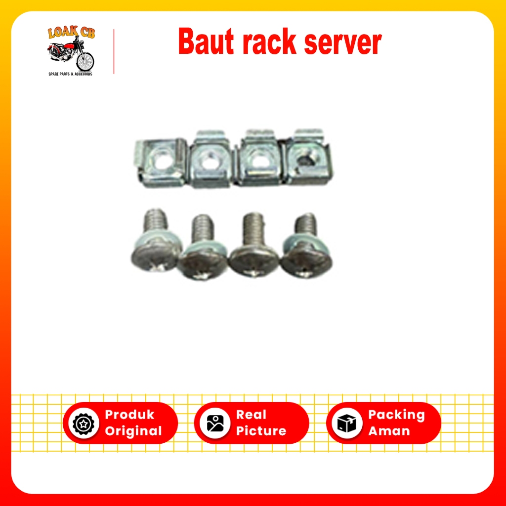 Jual Baut Rack Server M6 Nut Baut Rack Server | Shopee Indonesia