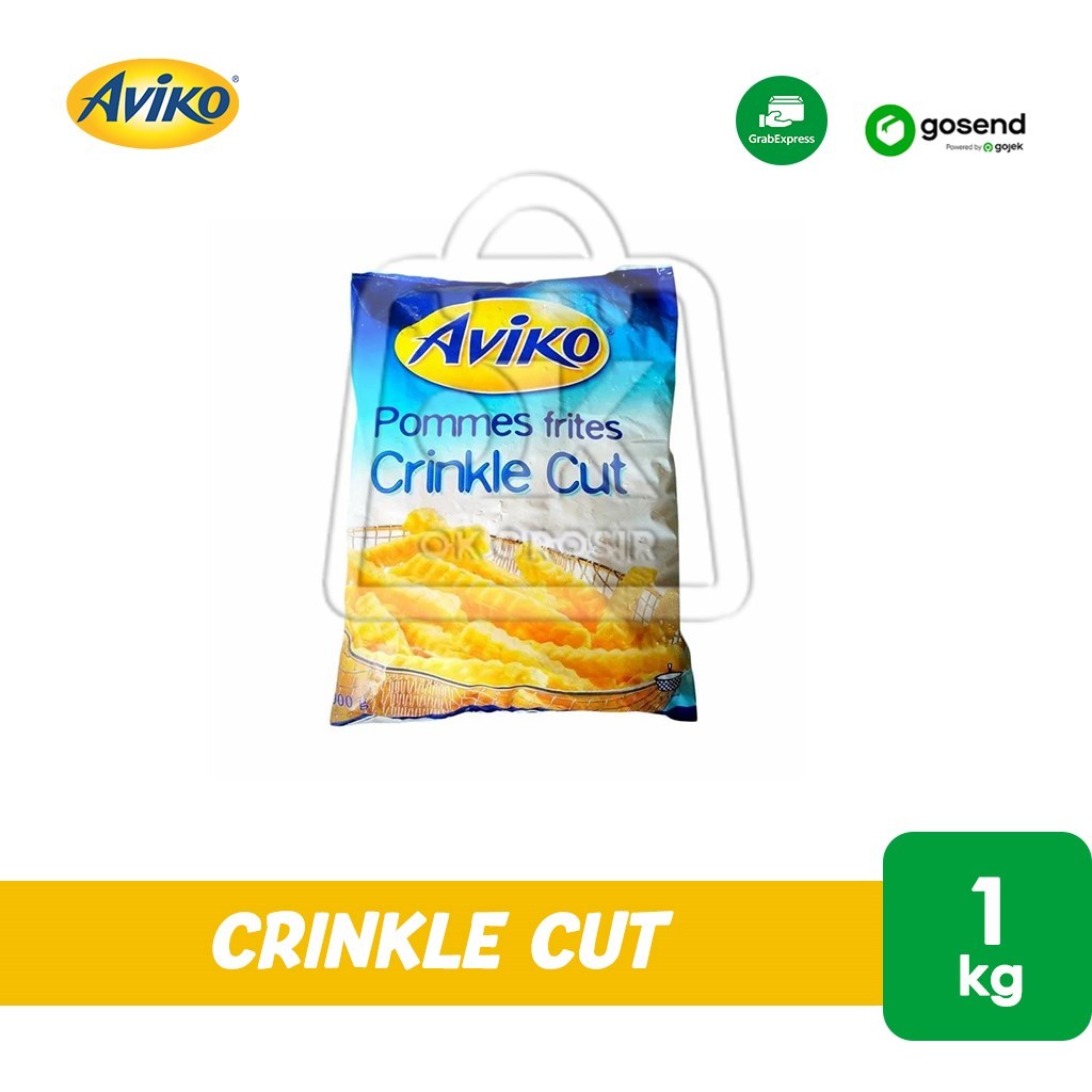 Jual Aviko Pommes Frites Crinkle Cut 1 Kg Kentang Goreng Frozen Potato ...