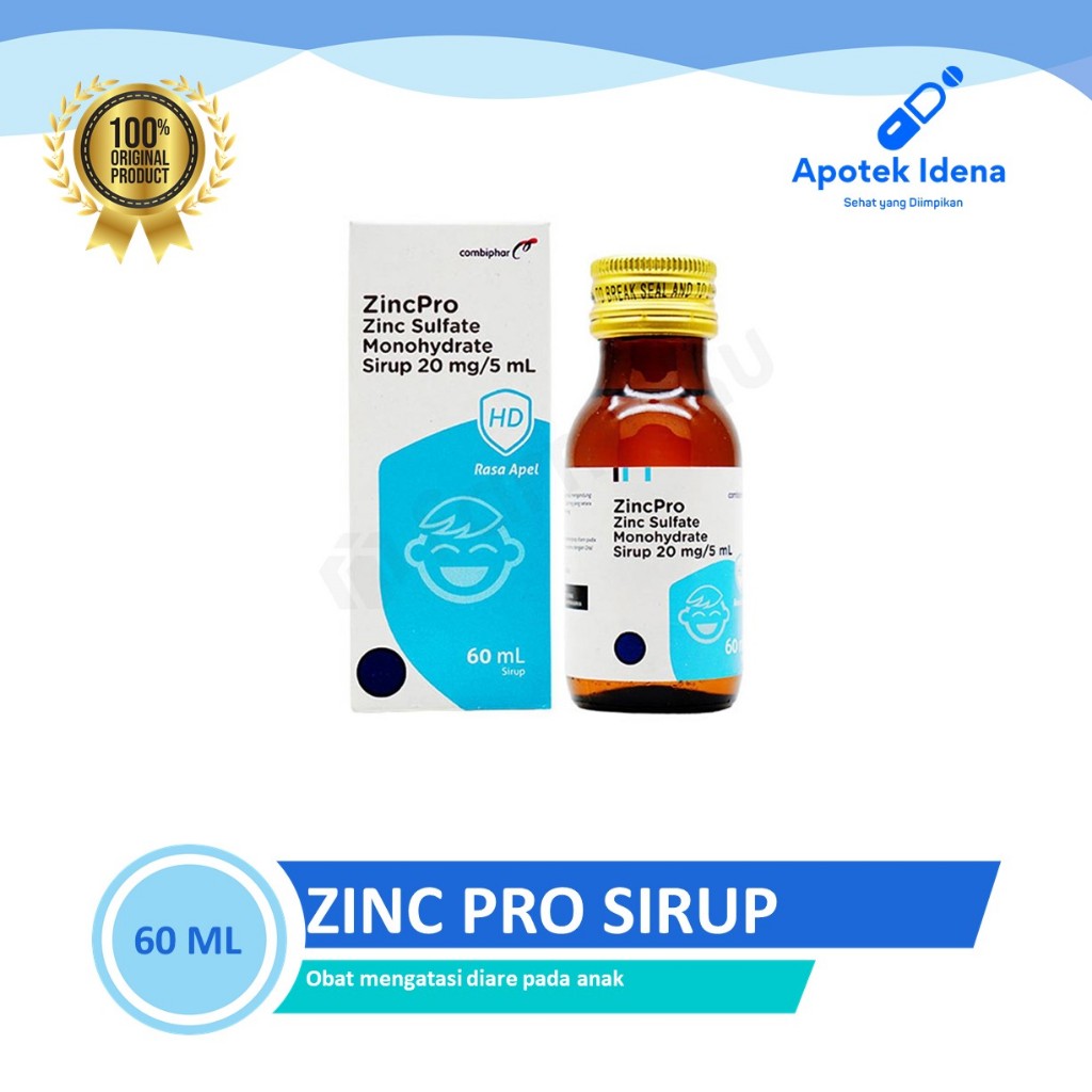 Jual ZINCPRO SIRUP (DIARE DEHIDRASI ANAK)/Terapi Pelengkap Diare (60 ml) | Shopee Indonesia