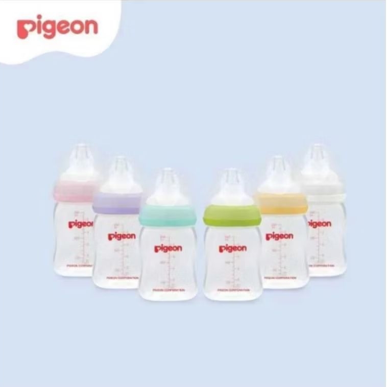 Jual Pigeon Wide Neck Peristaltic Plus 160ml Rekomendasi untuk Bayi 0+ Bulan ( | Shopee Indonesia